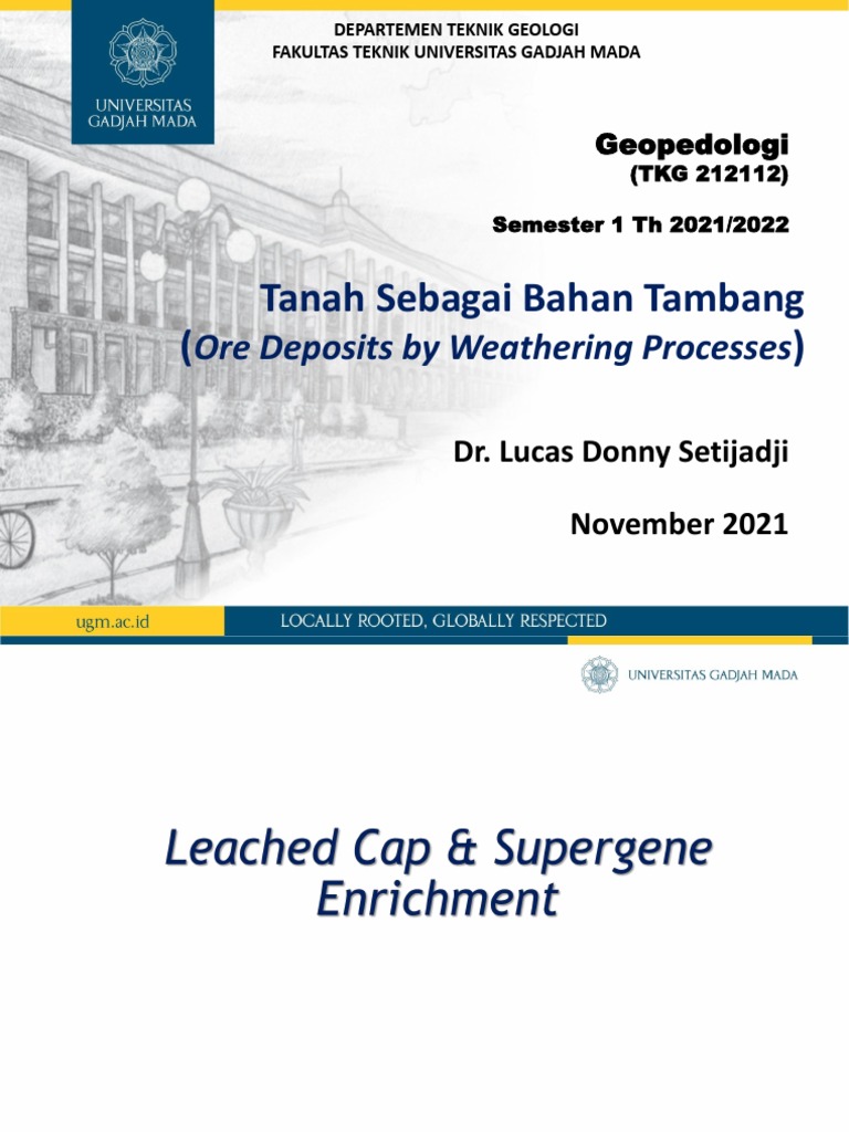 Geopedologi2021 LDS OreDeposits5 LeachedCap SupergeneEnrichment | PDF ...