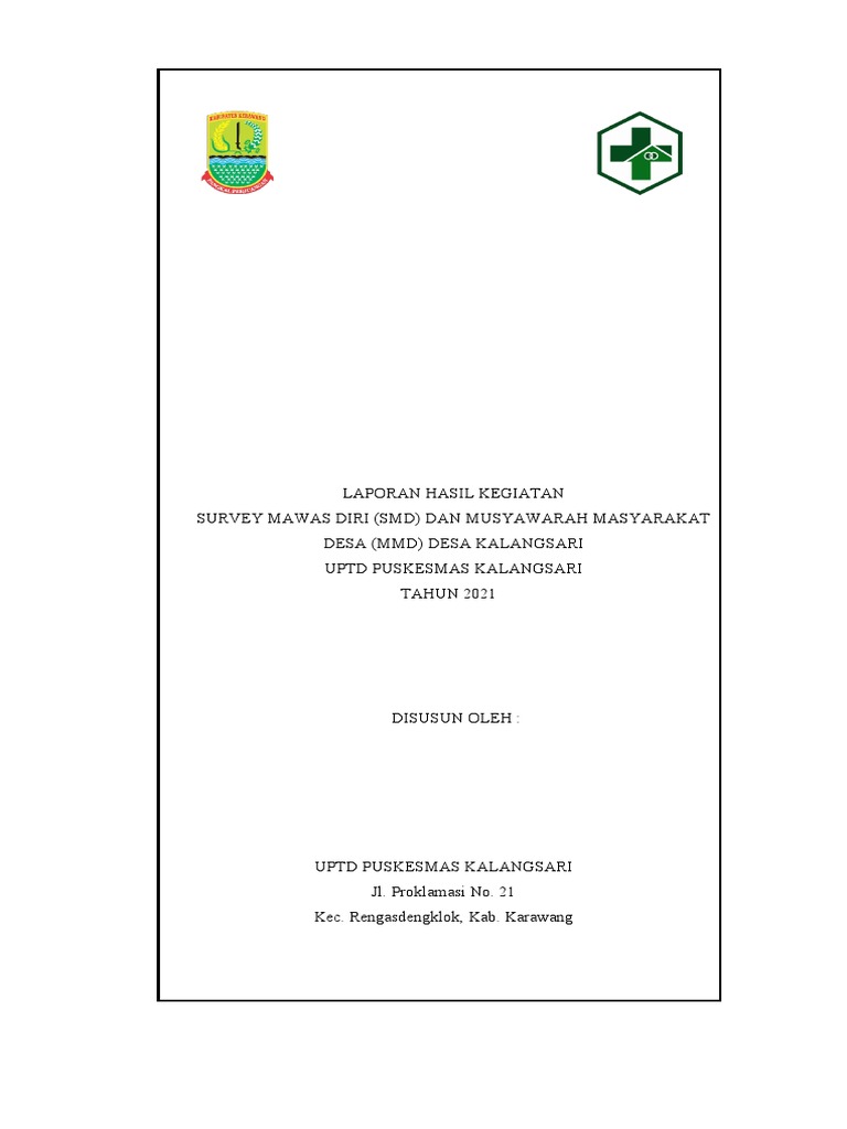 Laporan SMD MMD Kalangsari | PDF