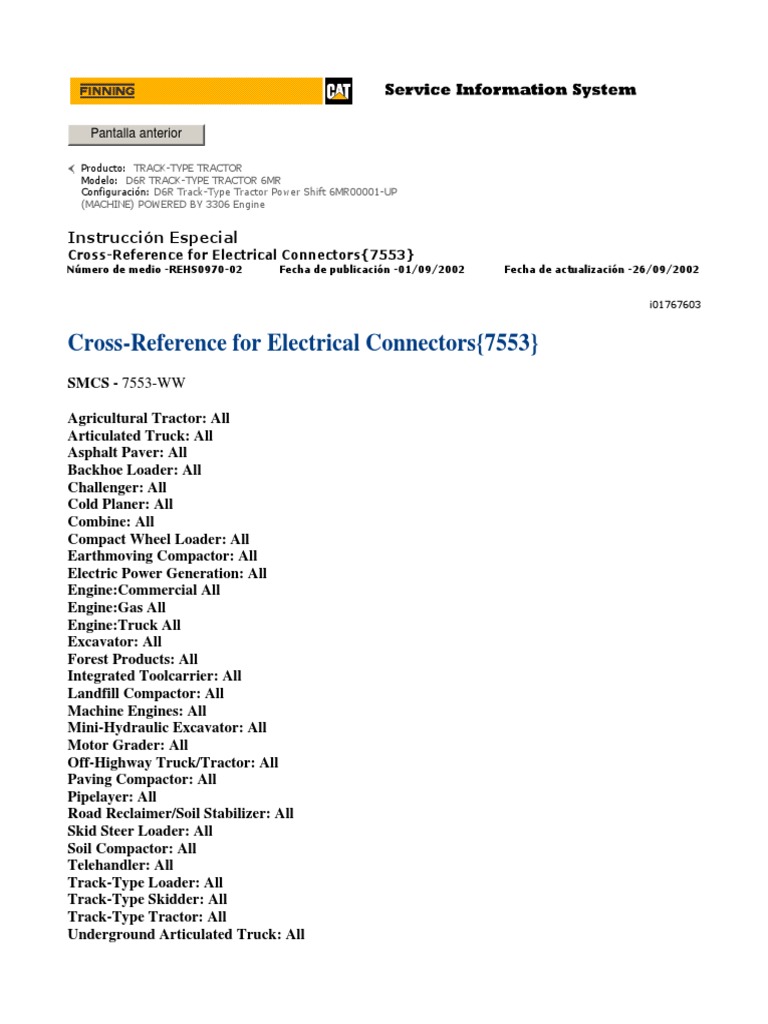 Cross-Reference For Electrical Connectors (7553) | PDF | Electrical ...