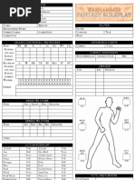 Robotech Character Sheets | PDF | Military Technology