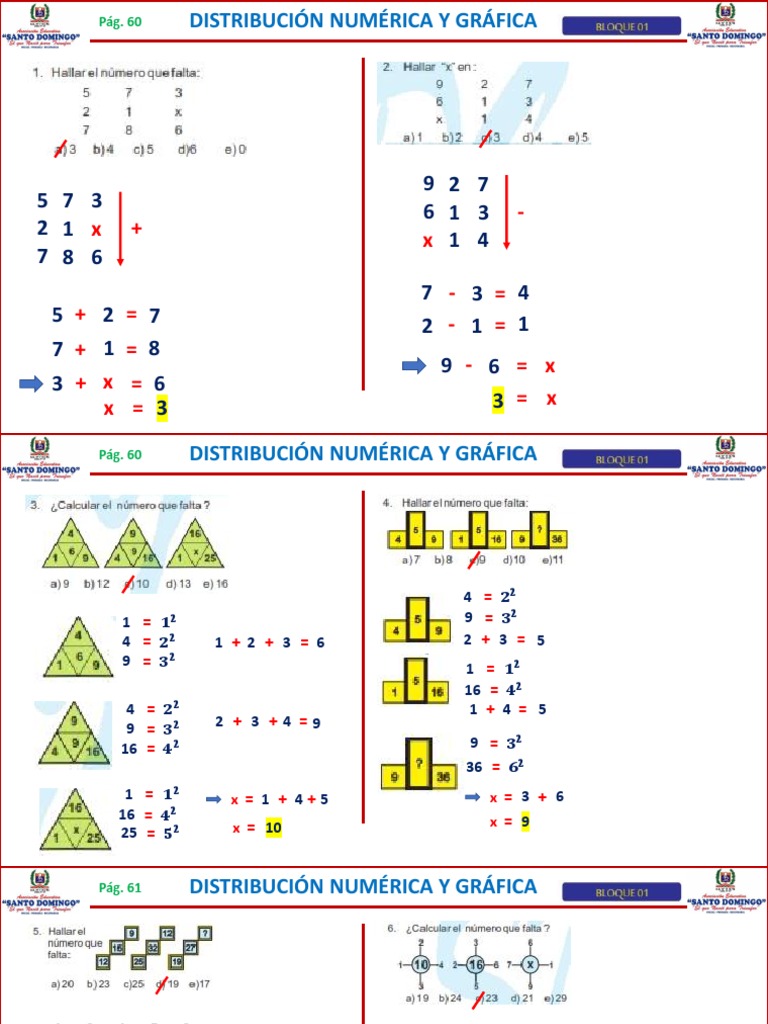 Distribución Numérica y Gráfica (Bloques) | PDF