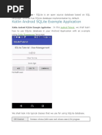 Android SQLite ListView With Examples | PDF | Android (Operating System) | Databases