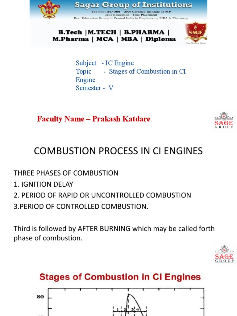 Stages of Combustion in CI Engine | PDF