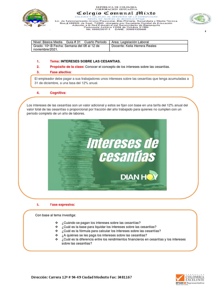 Andre'w Olmos - Guia #31 Legislacion Laboral 10a-B 2021 | PDF