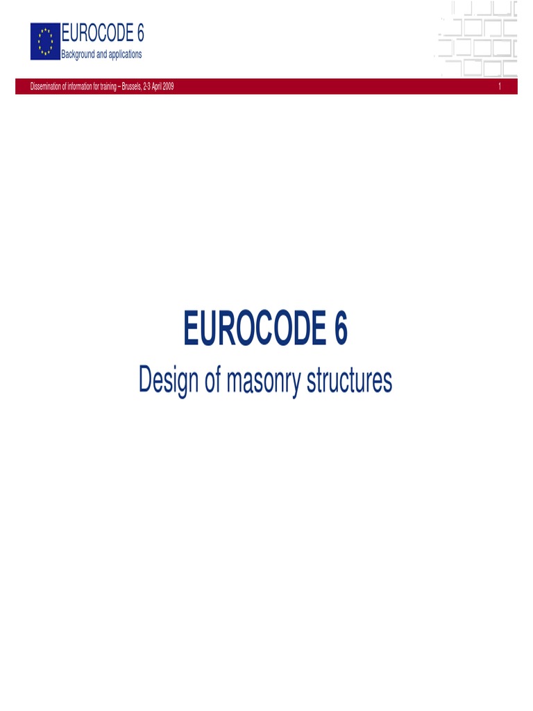 Eurocode 6: Design of Masonry Structures | PDF | Building Engineering ...