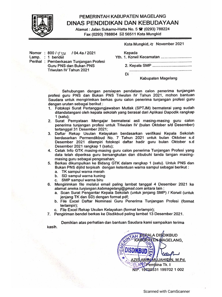 Pemberkasan TPG TW 4 | PDF