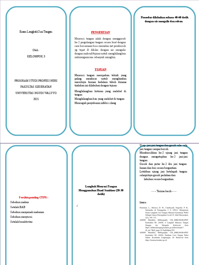 Leaflet Hand Hygiene Pdf
