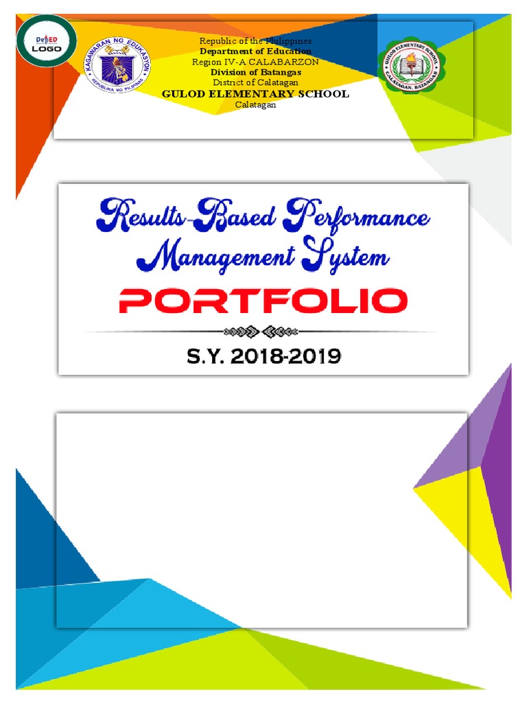 Gulod Elementary School SBM Documents | PDF | Asia | Government ...