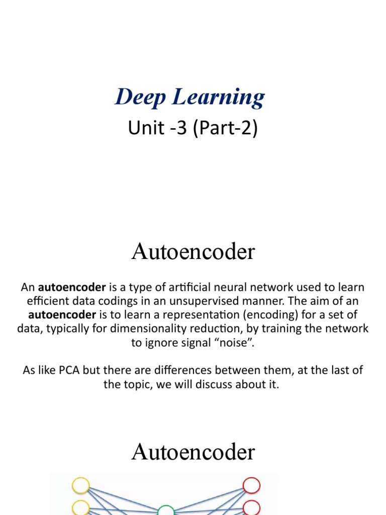 Deep Learning Unit 3 (Part-2) | PDF | Applied Mathematics | Theoretical Computer Science