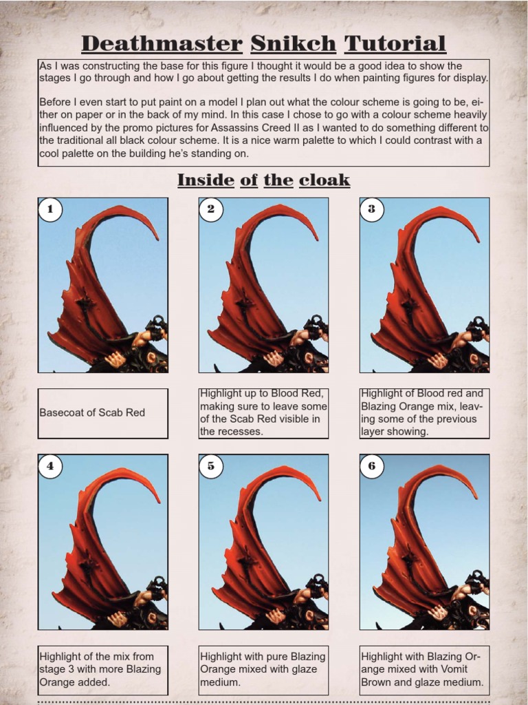Death Master Snikch Stage by Stage | PDF | Color | Red
