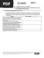 GRADE 3 LAPG Examinees Descriptive Questionnaire | PDF | Schools ...