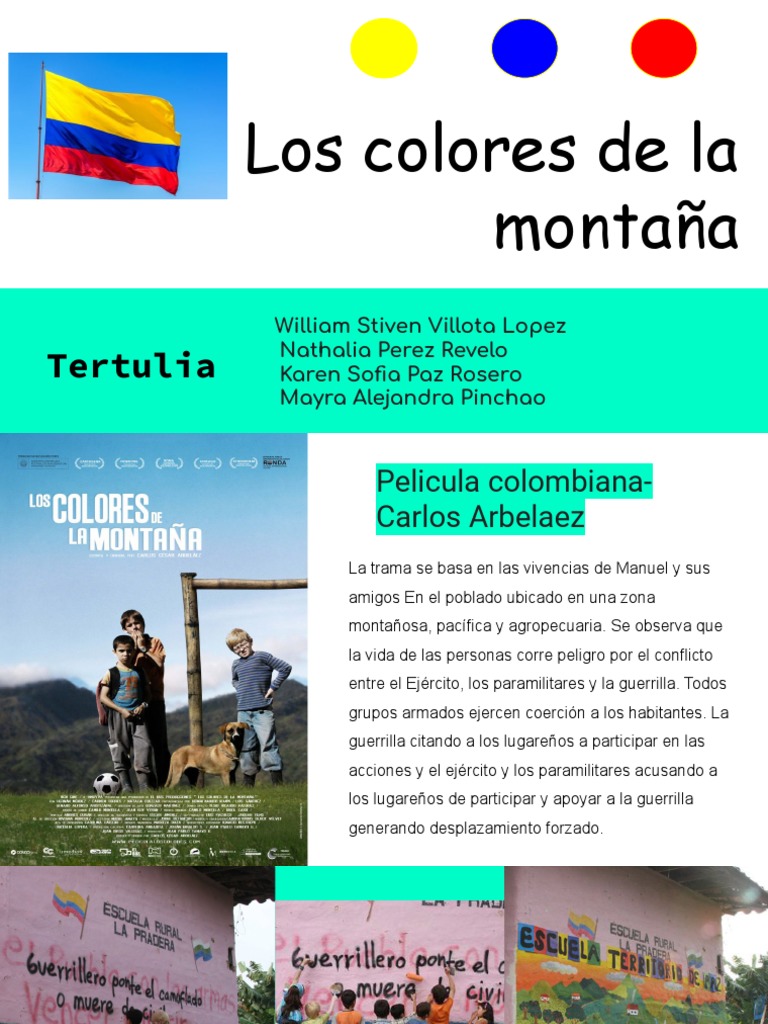 Película Los Colores Dela Montaña | PDF | Guerra de guerrillas | Violencia