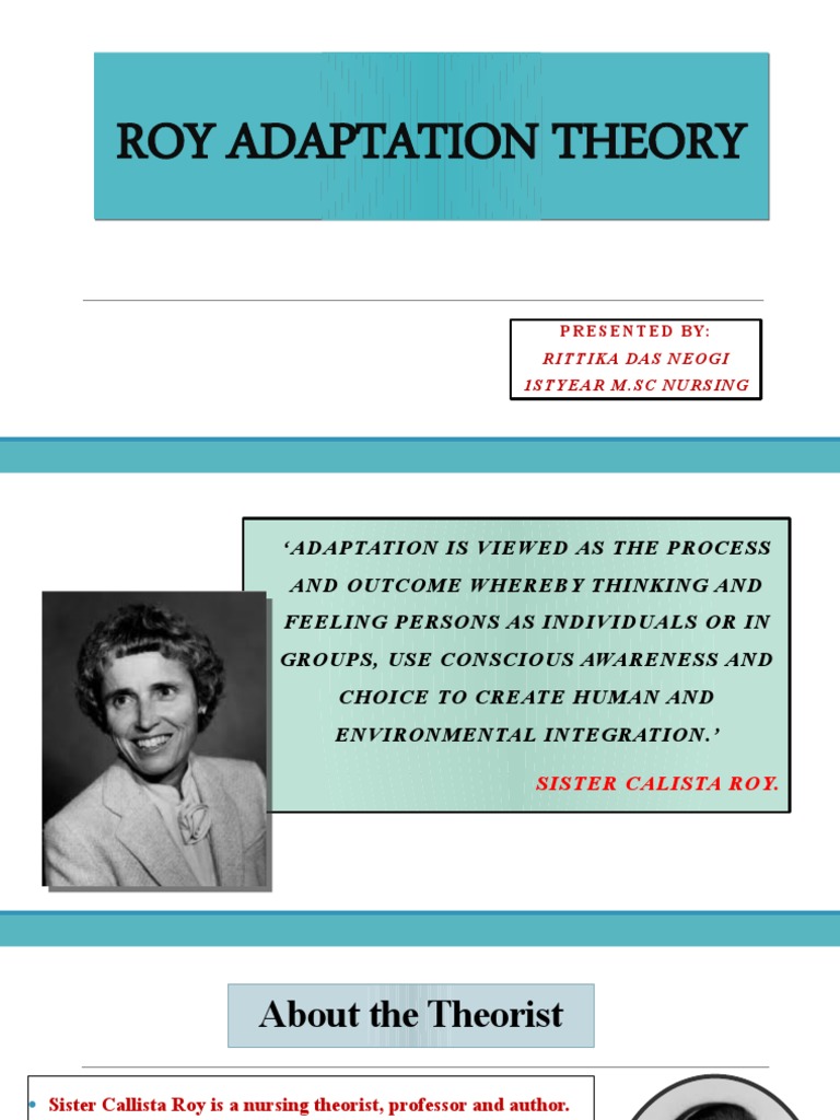Roy Adaptation Theory | PDF | Behavior | Human Body