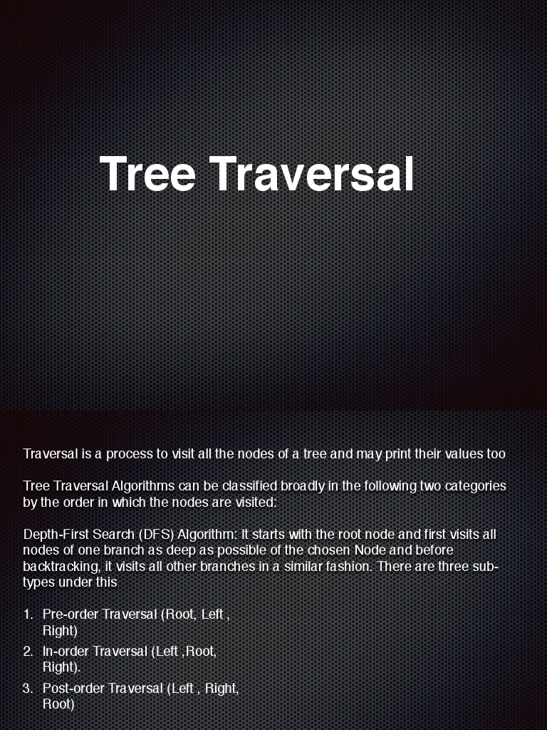 Tree Traversal | PDF