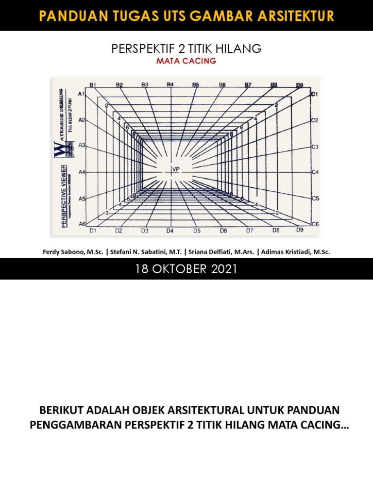 SOAL UTS Perspektif 2 Titik Hilang Mata Cacing 18 Okt 2021 | PDF