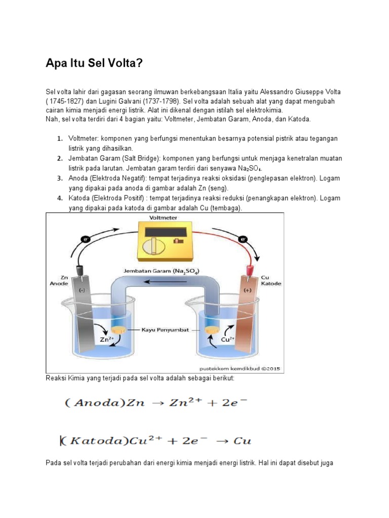 Apa Itu Sel Volta | PDF | Sains & Matematika