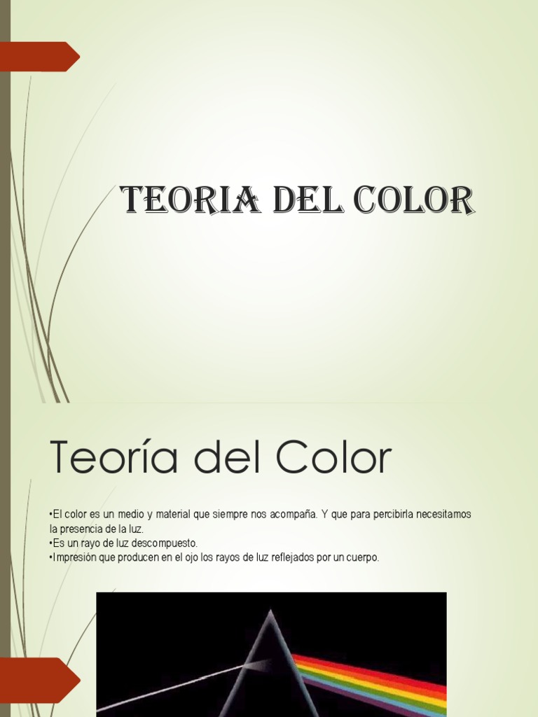 Teoría Del Color | PDF | Color | Amarillo