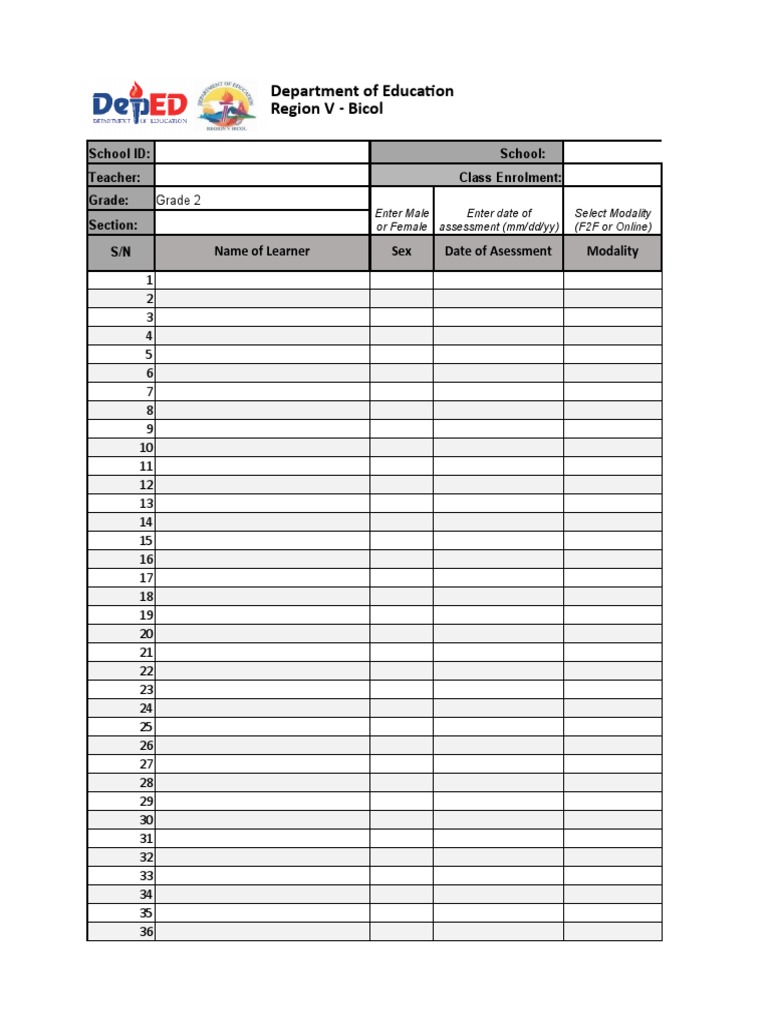 R5 G2 BoSY CRLA Scoresheet - v6 - (Teachername - Schoolname) | PDF ...