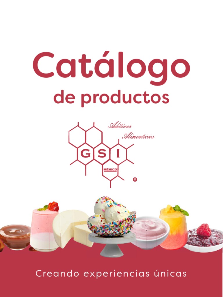 Catálogo de Productos GSI México | PDF | Leche | Postres