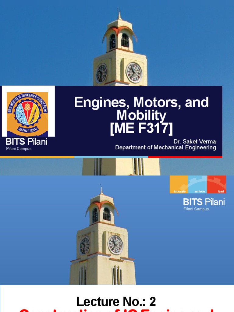 2-3 - Construction of IC Engine and Working Fundamentals | PDF ...