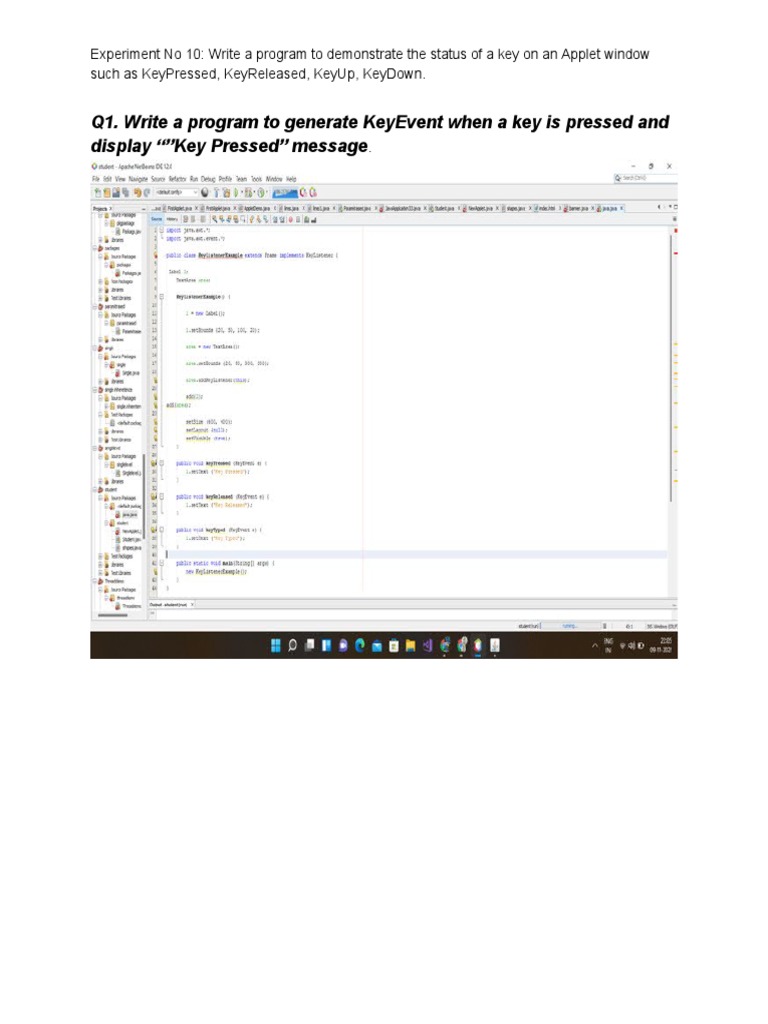 22 Karan Rathod AJP Practical 10 | PDF