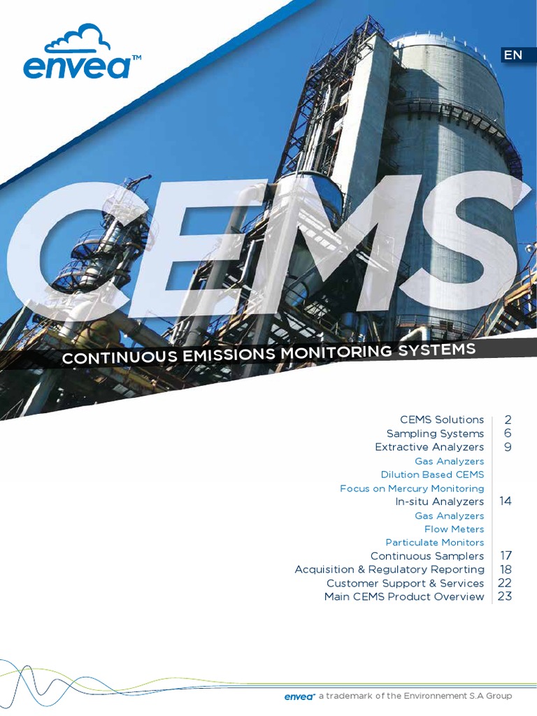ENVEA CEMS Emissions Monitoring Solutions Catalogue - EN - 0518 | PDF ...