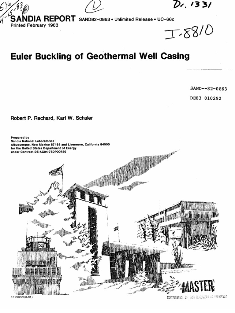 Geothermal Well Casing Buckling | PDF | Buckling | Casing (Borehole)