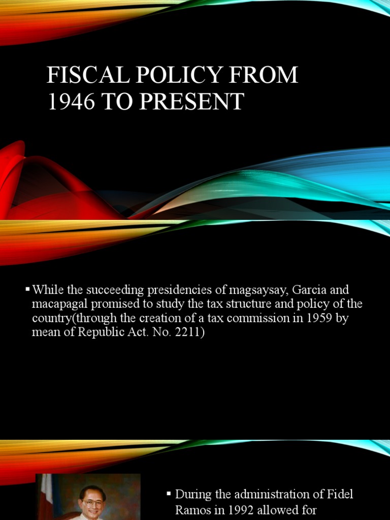 Fiscal Policy From 1946 To Present | PDF