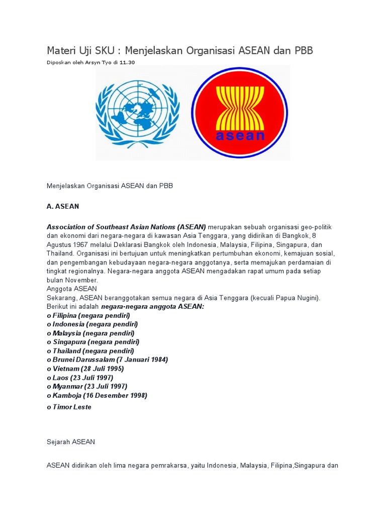 Asean PBB | PDF
