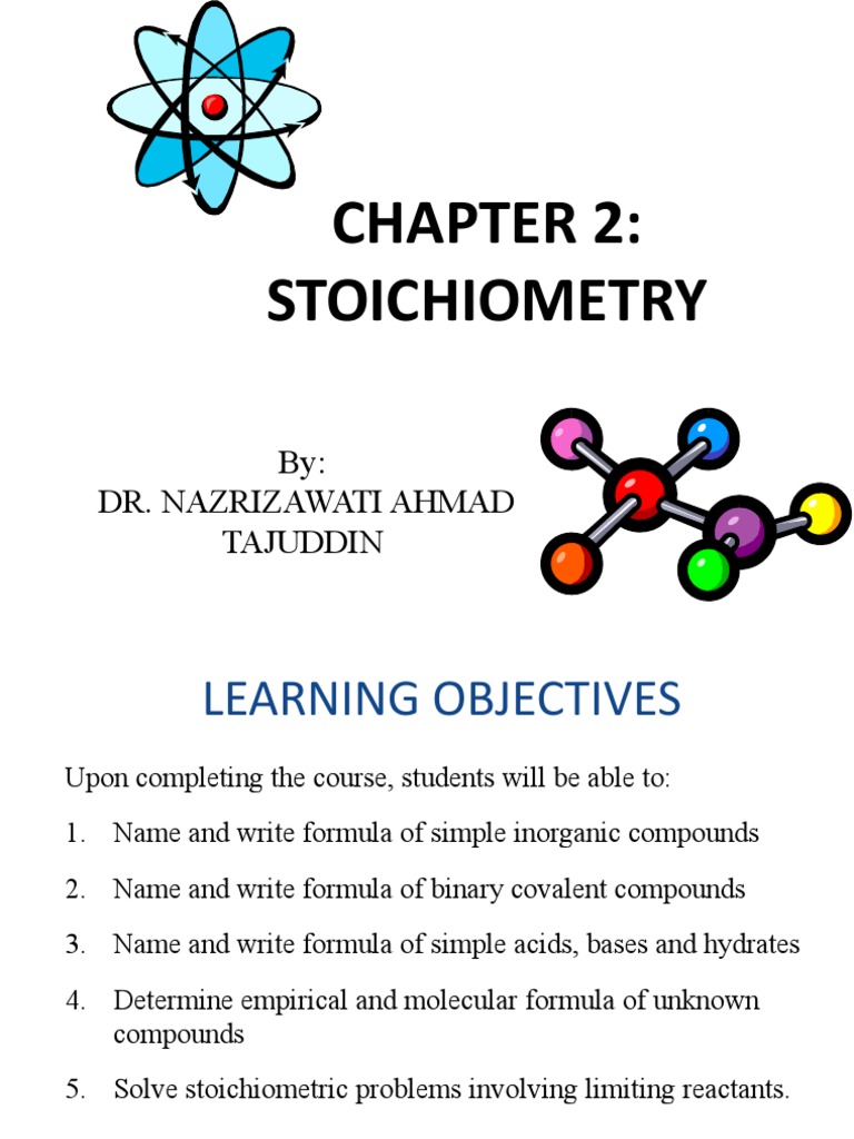 Chapter 2 Stoichiometry | PDF | Mole (Unit) | Chemical Compounds