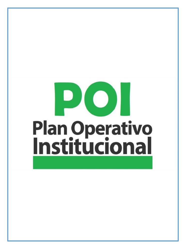 POI y PEI: Estrategias Institucionales | PDF | Planificación estratégica