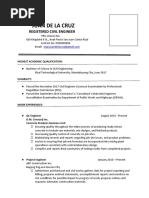Sample Resume | PDF | Engineer | Engineering