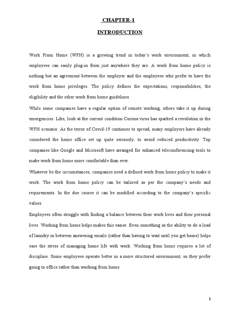 Work From Home: Trends and Insights | PDF | Telecommuting | Employment