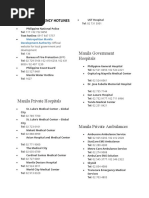 Emergency Hotlines - Official Gazette of The Republic of The ...