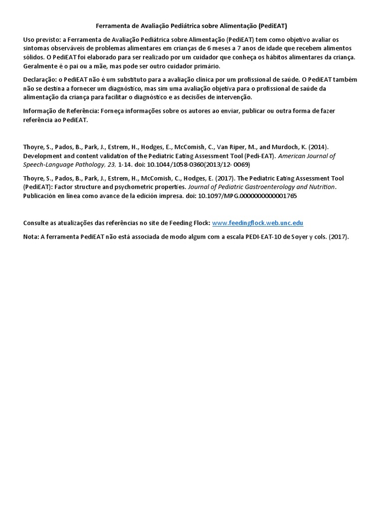 Pedi - EAT | PDF | Alimentos