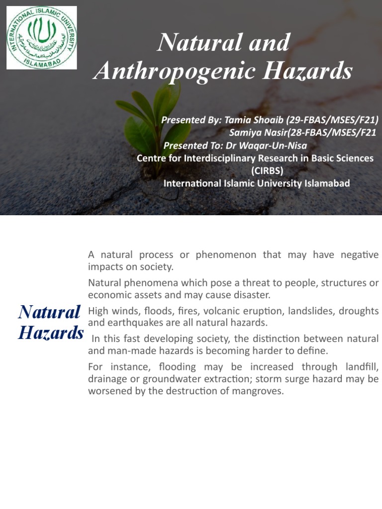 DRM (Natural and Anthropogenic Hazards | PDF | Flood | Earthquakes