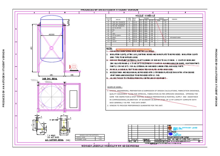Secondary Oil Buffer Vessel Design | PDF | Building Engineering ...