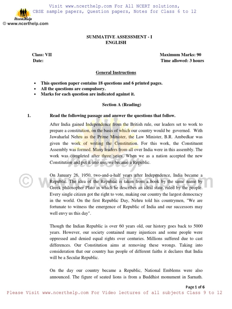 All-In-One Study Resource: NCERT Solutions, Sample Papers, Notes for ...