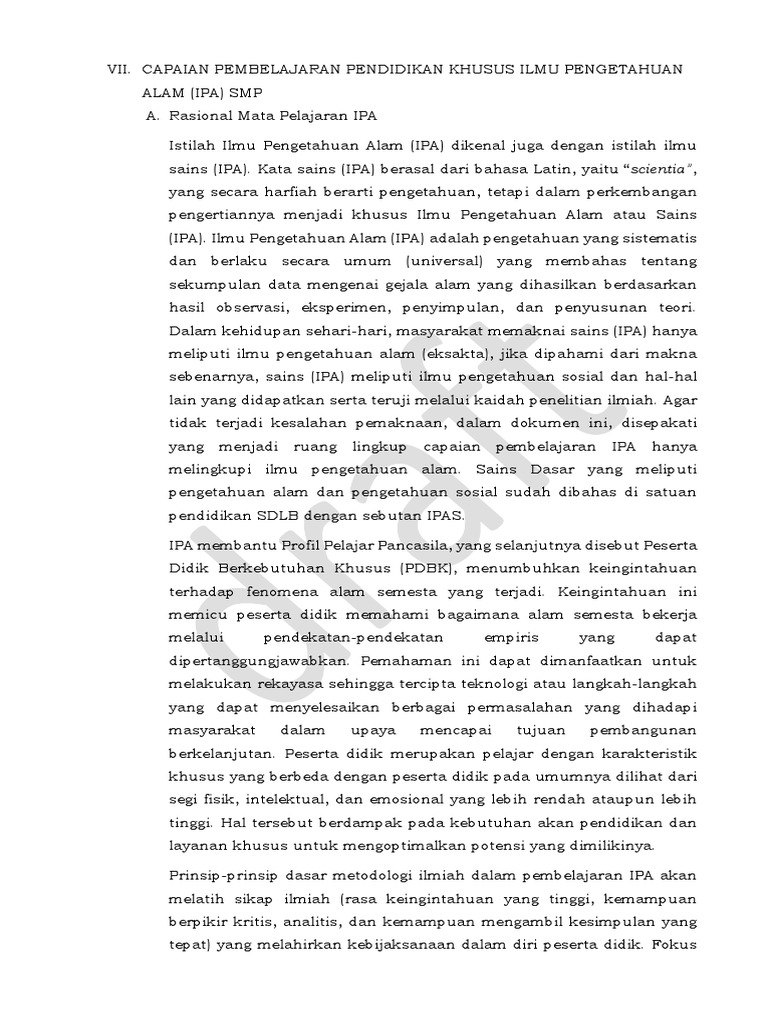 Vii. CP PK Ipa | PDF