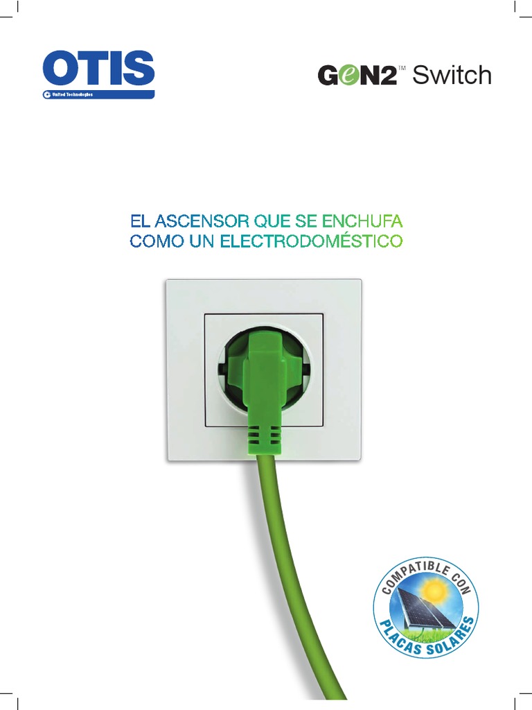 Otis GeN2 Switch | PDF | Ascensor | Batería recargable