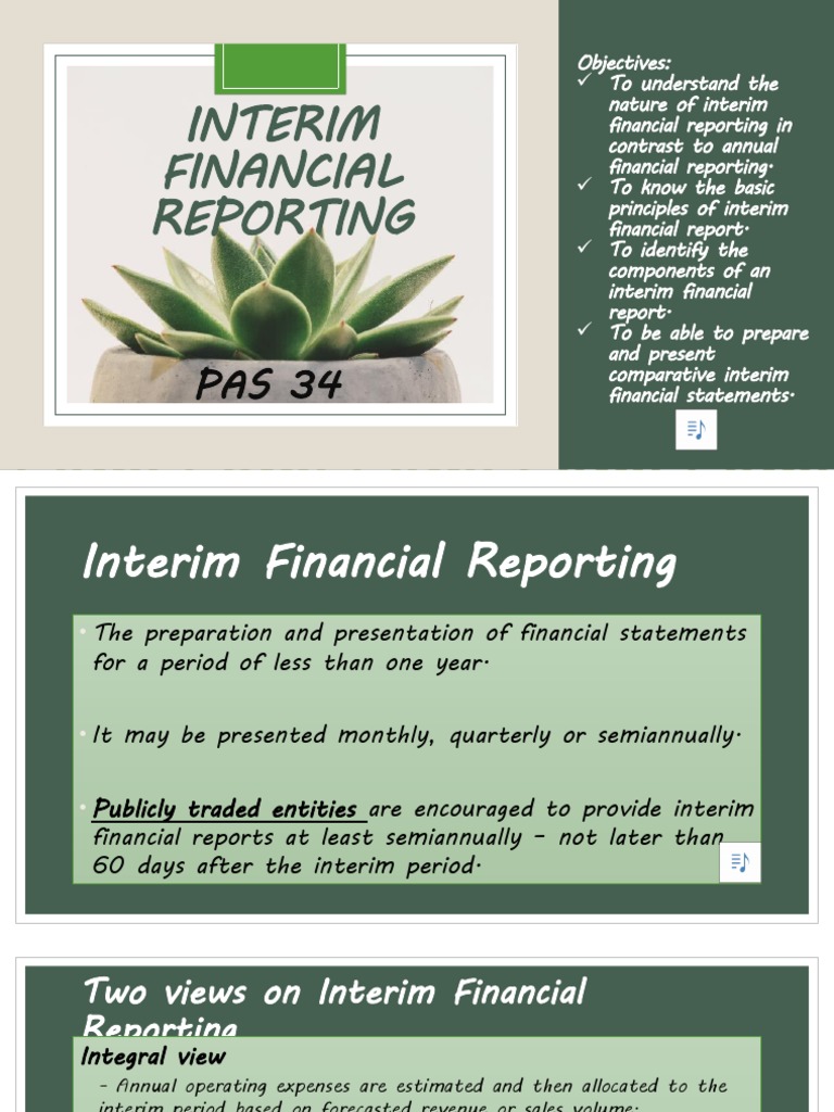Understanding Interim Financial Reporting: Principles, Components and ...