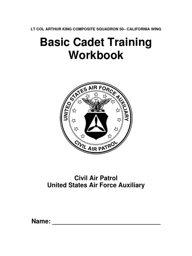 Cadet Basic Training Guide (1998) | PDF | Cadet Grades And Insignia Of ...