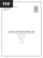 4.2.4.5 Packet Tracer - Connecting A Wired and Wireless LAN Instructions | PDF | Router ...