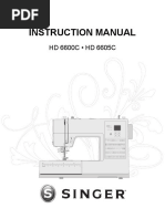 Lervia kh4000 Machine Manual | PDF | Sewing Machine | Sewing