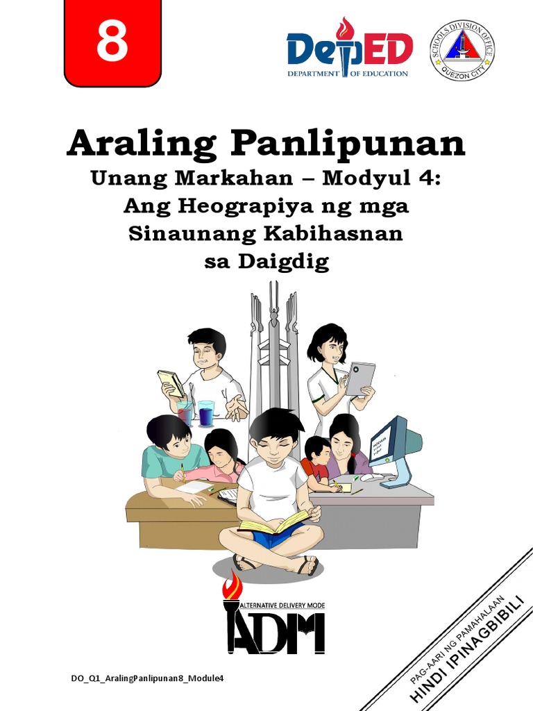AP 8 - Q1 - Module 4 - Ang Heograpiya NG Mga Sinaunang Kabihasnan | PDF
