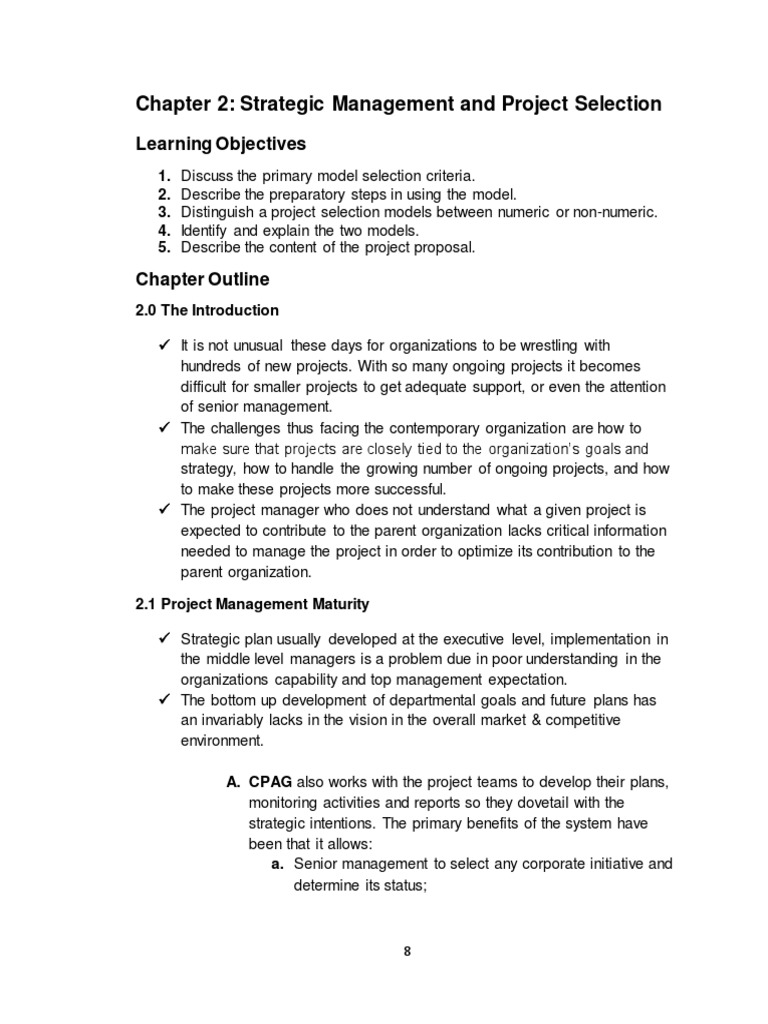 A Comprehensive Guide to Strategic Project Selection Models | PDF | Risk | Decision Making