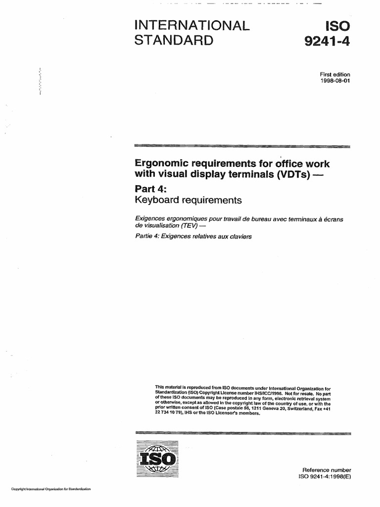 Iso 9241-4 | PDF
