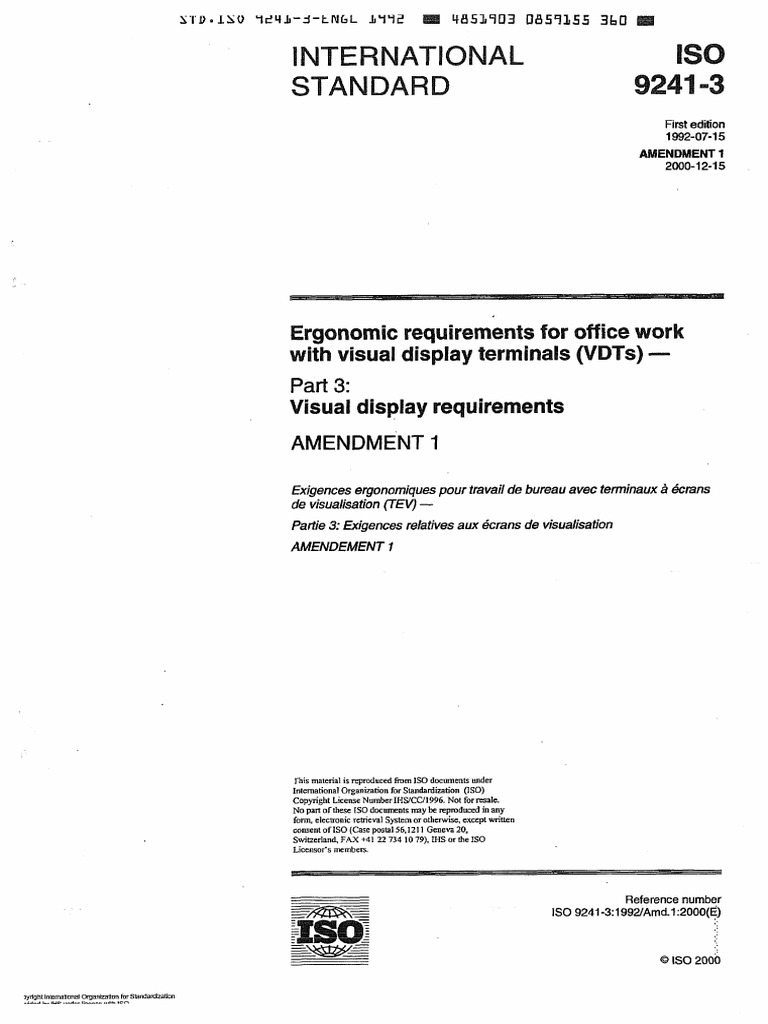 Iso 9241-3 | PDF