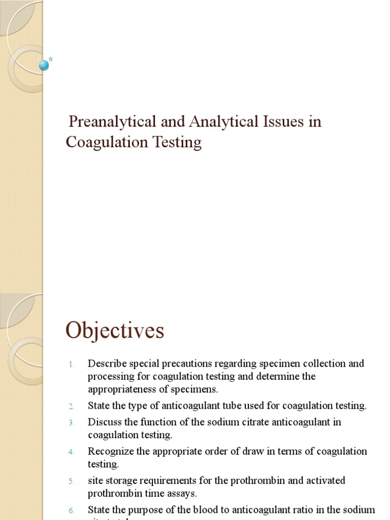 Coagulation Testing | PDF | Coagulation | Blood Proteins