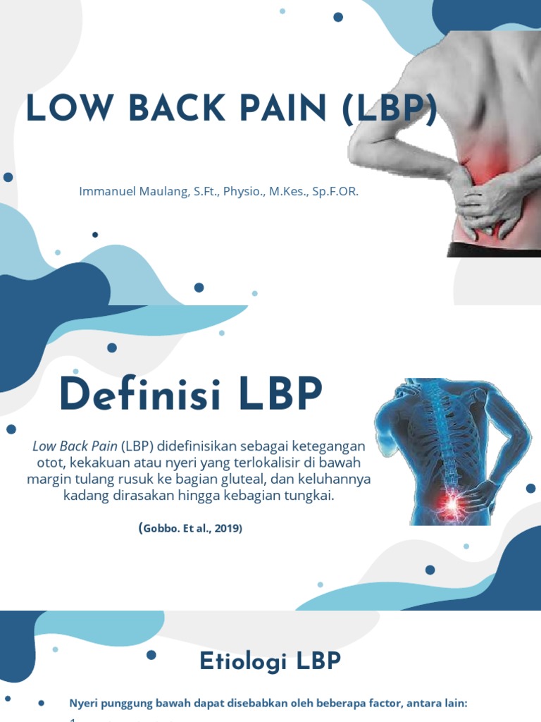 Low Back Pain (LBP) | PDF | Pengembangan Diri